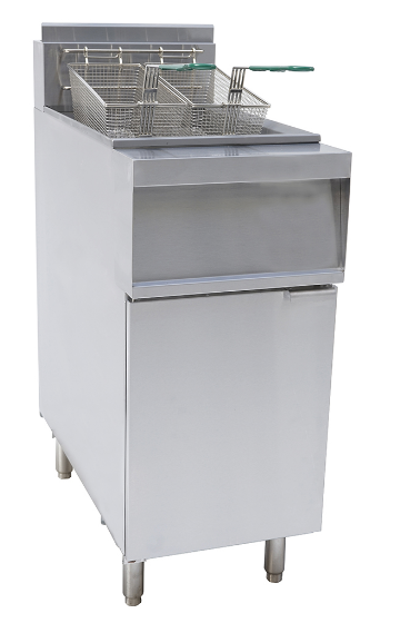 Canadian Range 50lb 122,000BTU Stainless Steel Open "V" Pot Fryer - GF ...