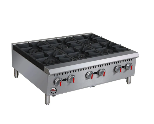 Canadian Range Economy 36" 150,000BTU 6-Burner Gas Hot Plate - GHP-6 ...